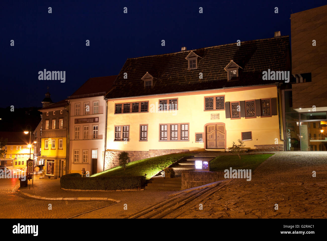Bach House, Thüringer Wald, Eisenach, Thuringia, Germany Stock Photo ...