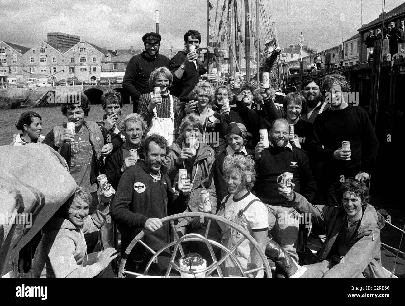AJAXNETPHOTO. 14th August, 1979. PLYMOUTH, ENGLAND - FASTNET RACE - THE ...