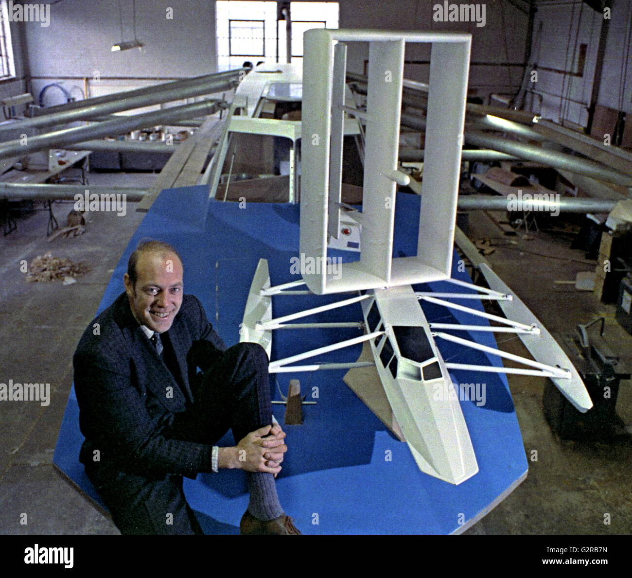 AJAXNETPHOTO. 20TH OCTOBER, 1970. PORTSMOUTH, ENGLAND. - PLANESAIL HITS ...