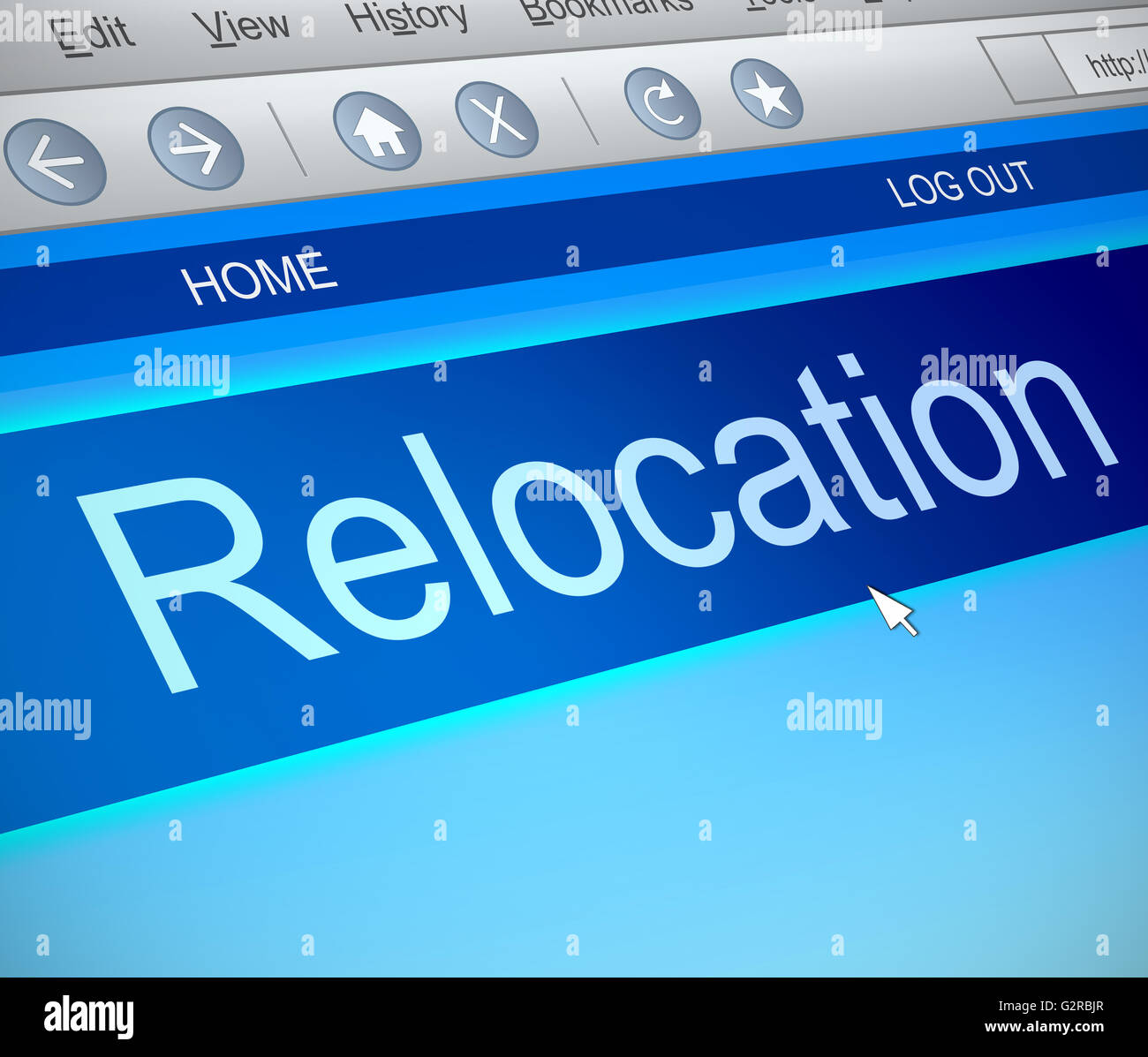 Relocate word hi-res stock photography and images - Alamy