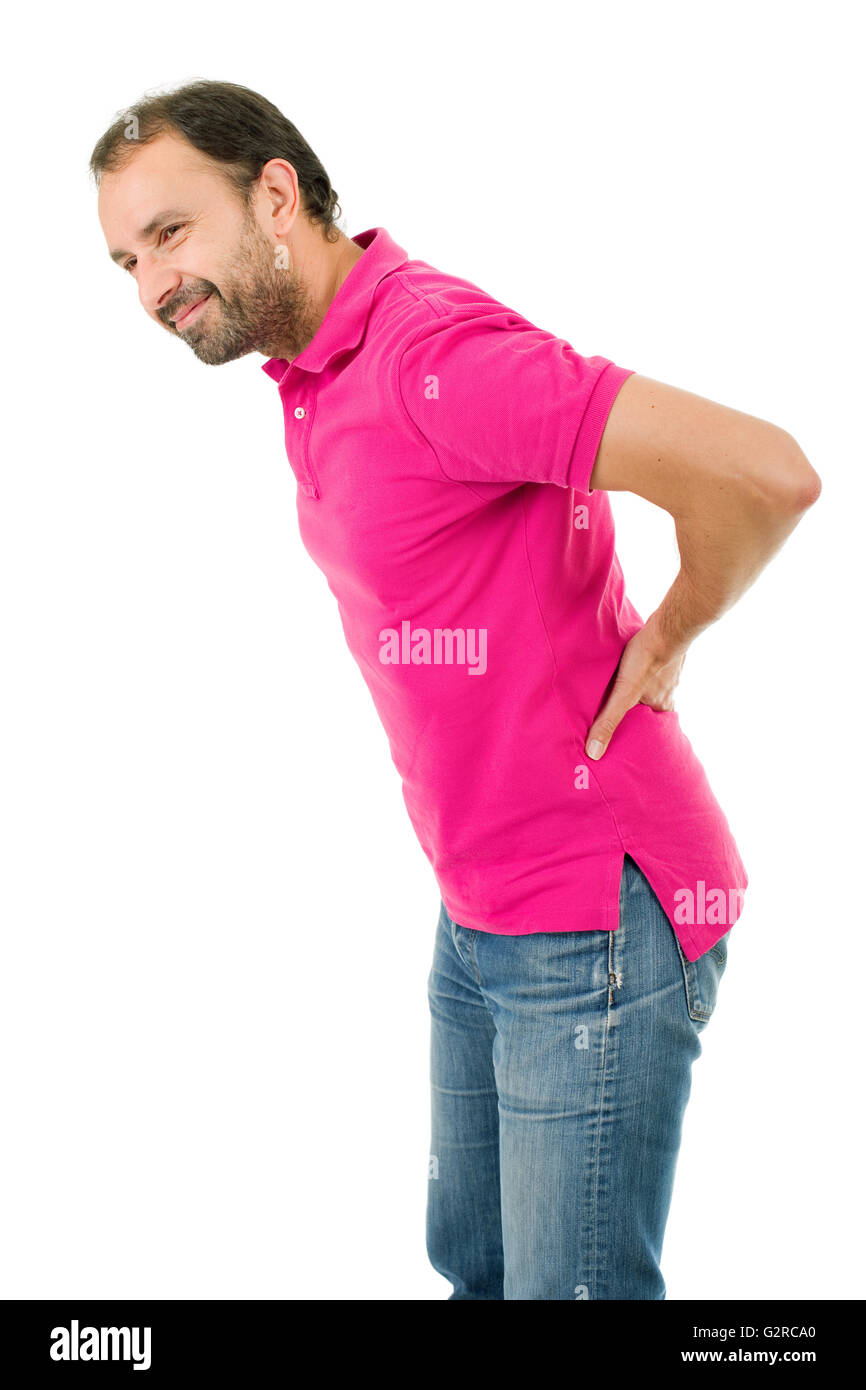 Man with backache hi-res stock photography and images - Alamy