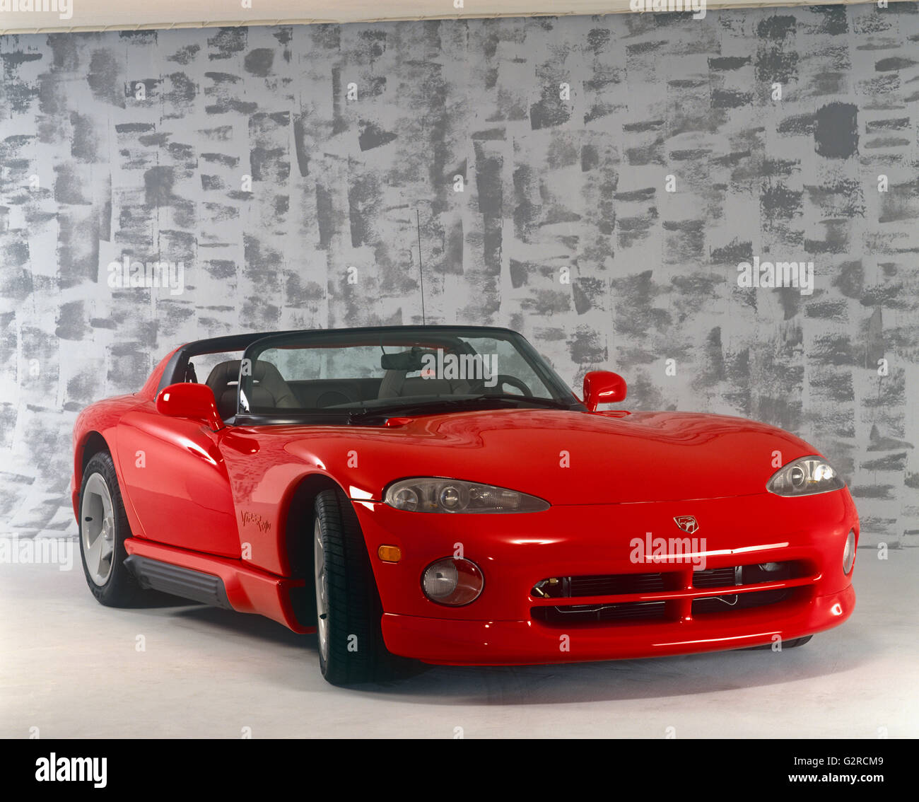 Dodge Viper in red Stock Photo - Alamy