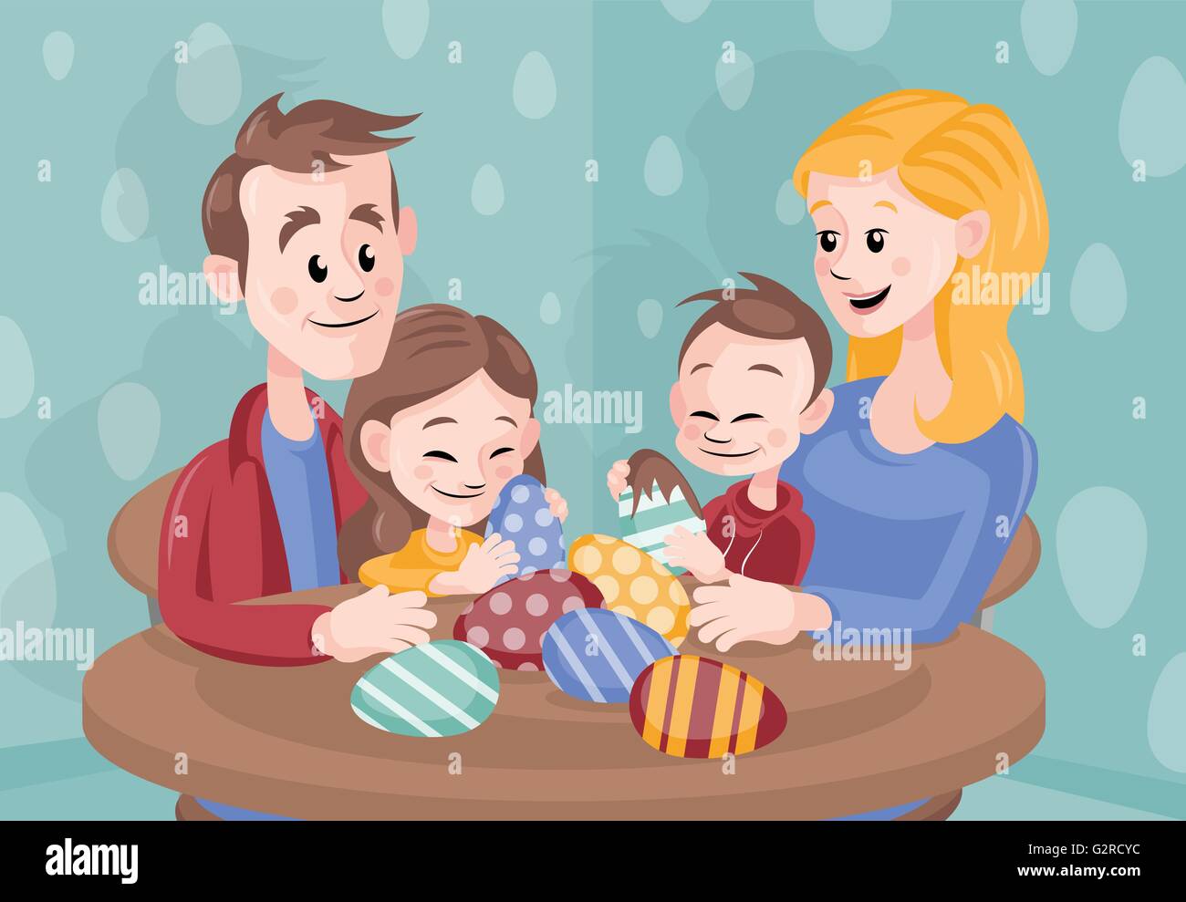 Boy unwrapping chocolate Stock Vector Images - Alamy
