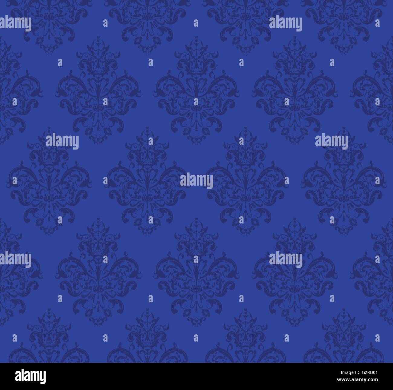 Royal Blue Pattern Background