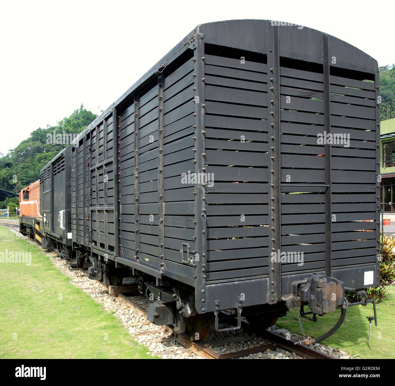 Railroad car coupler hi-res stock photography and images - Alamy