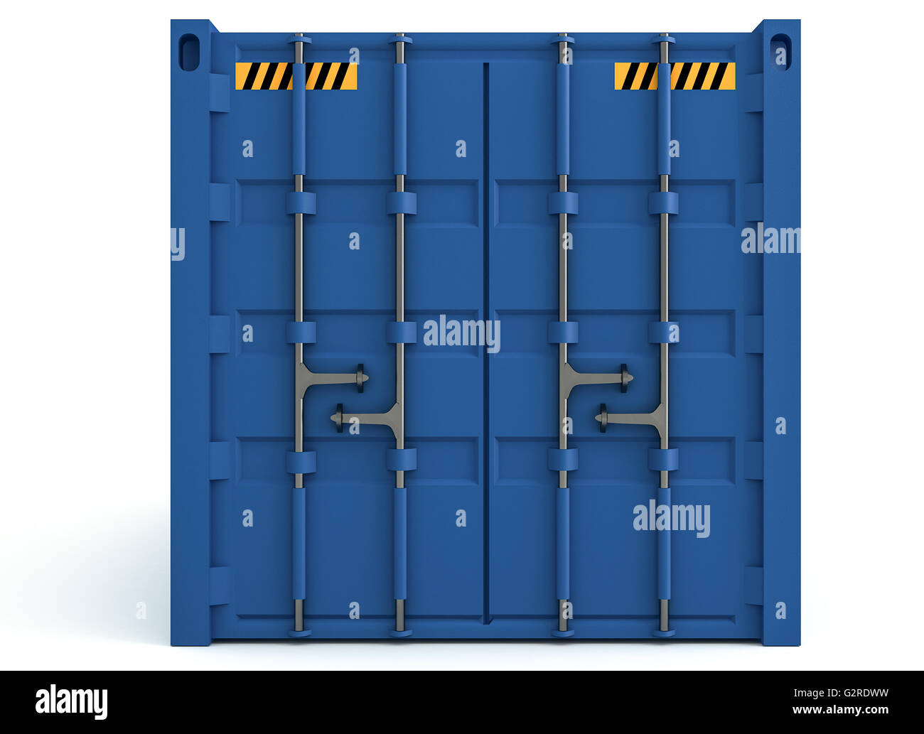 Illustration of Cargo containers isolated on white Stock Photo - Alamy