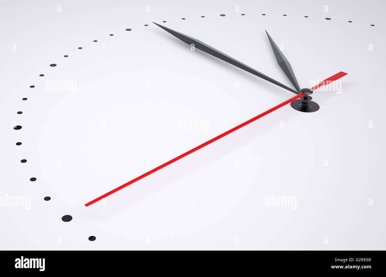 Clock and timestamp without numbers Stock Photo - Alamy