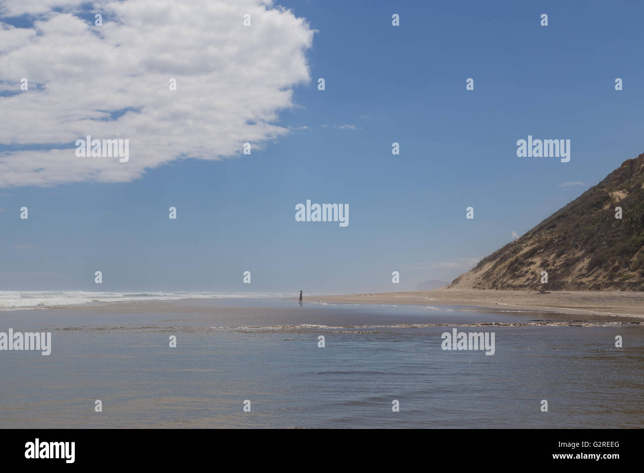 Flat sea at the beach hi-res stock photography and images - Alamy