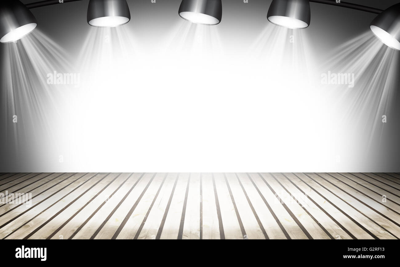 Empty Concert Stage Background