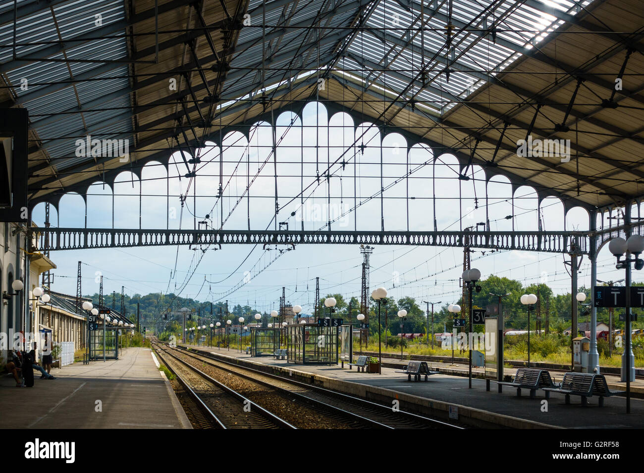 Pau train station in France Stock Photo - Alamy