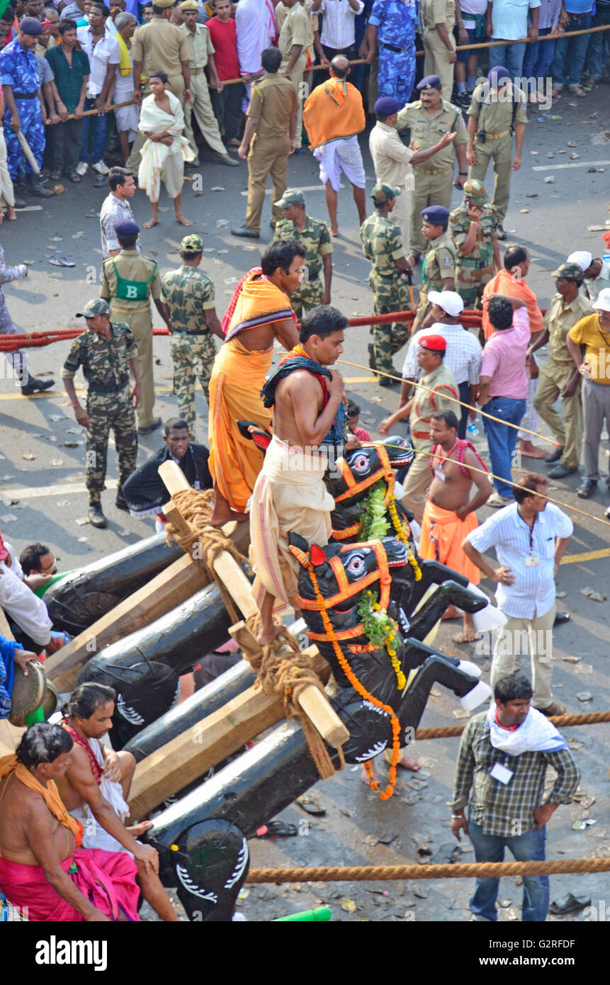 Rathyatra or Chariot festival, Puri, Orissa Stock Photo - Alamy