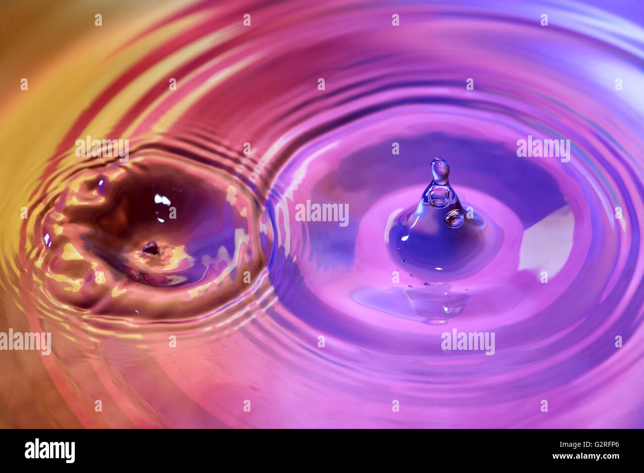 Water fantasy. Nice abstract color water splash Stock Photo - Alamy