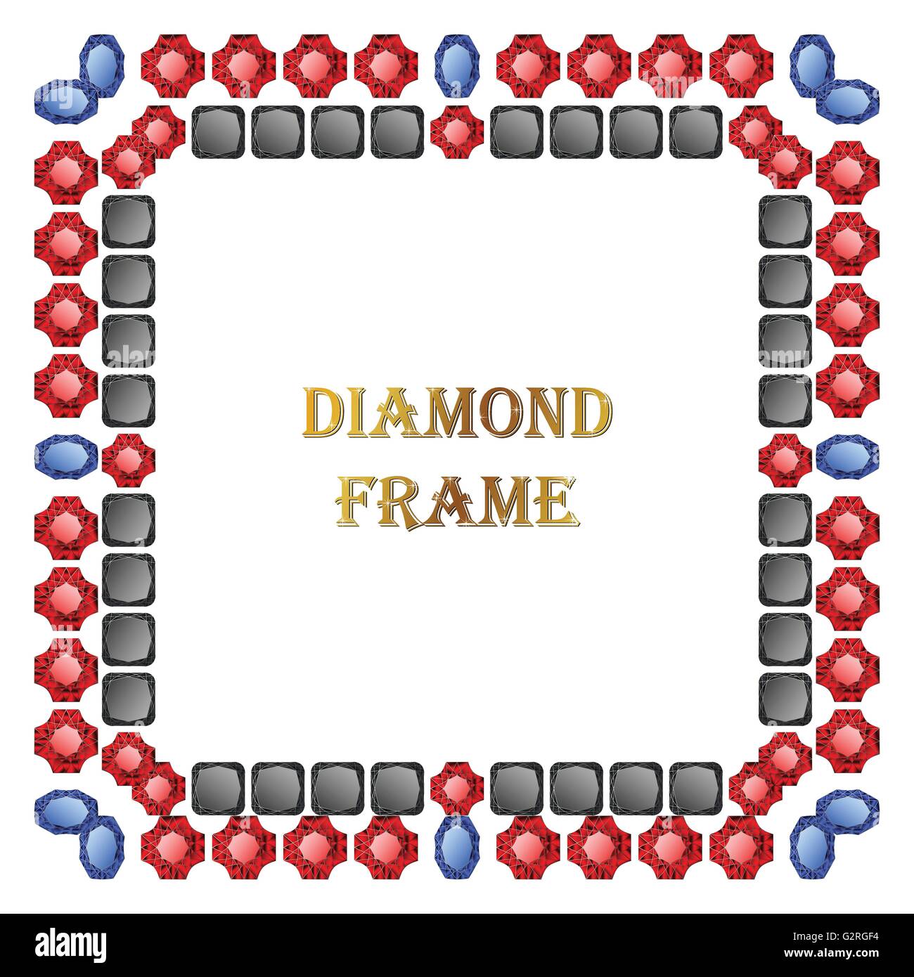 Diamond square frame Stock Vector Image & Art - Alamy