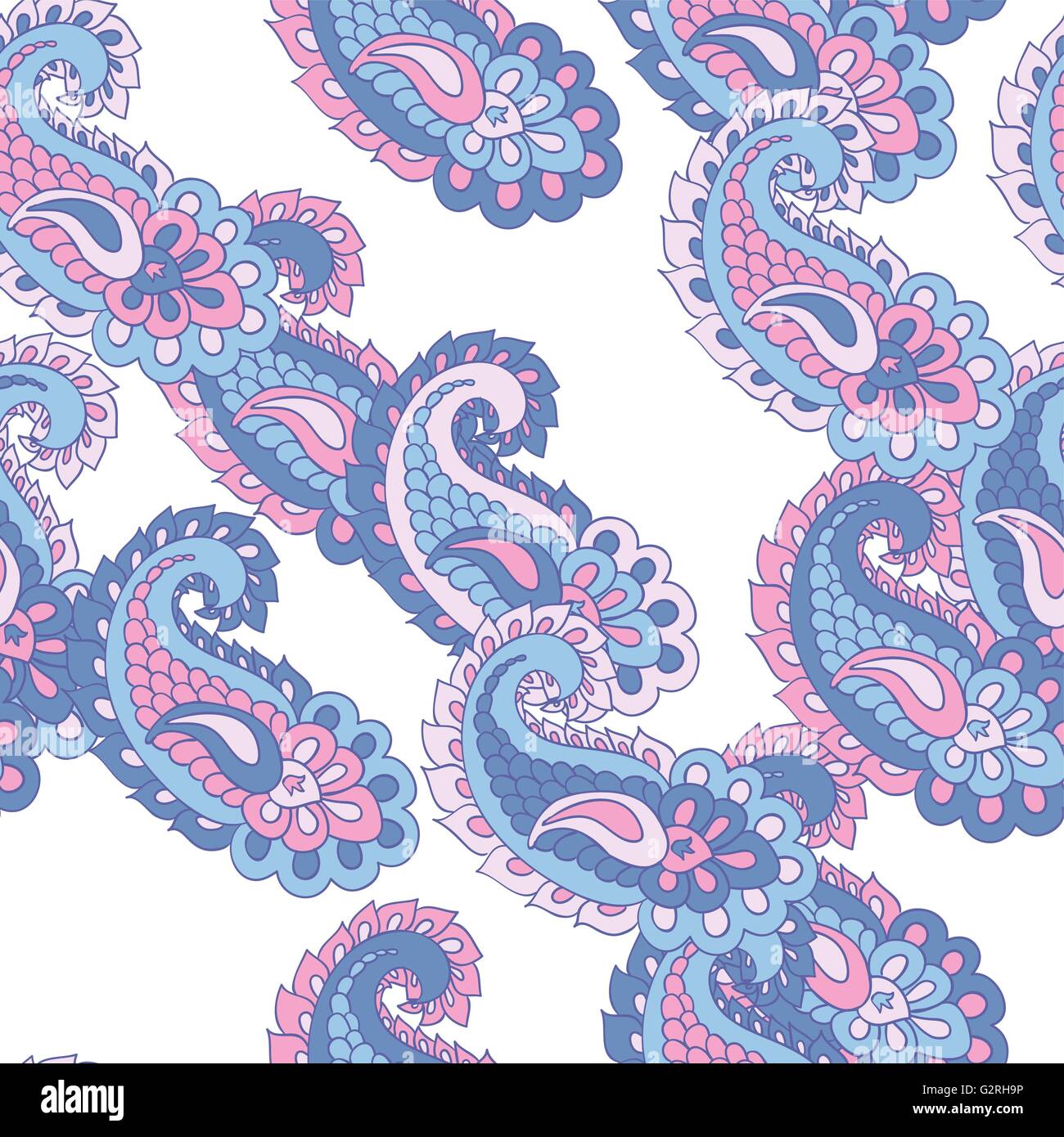 Seamless paisley pattern Stock Vector Image & Art - Alamy