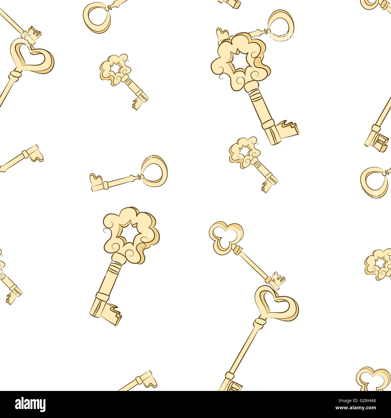 Seamless keys pattern Stock Vector Image & Art - Alamy