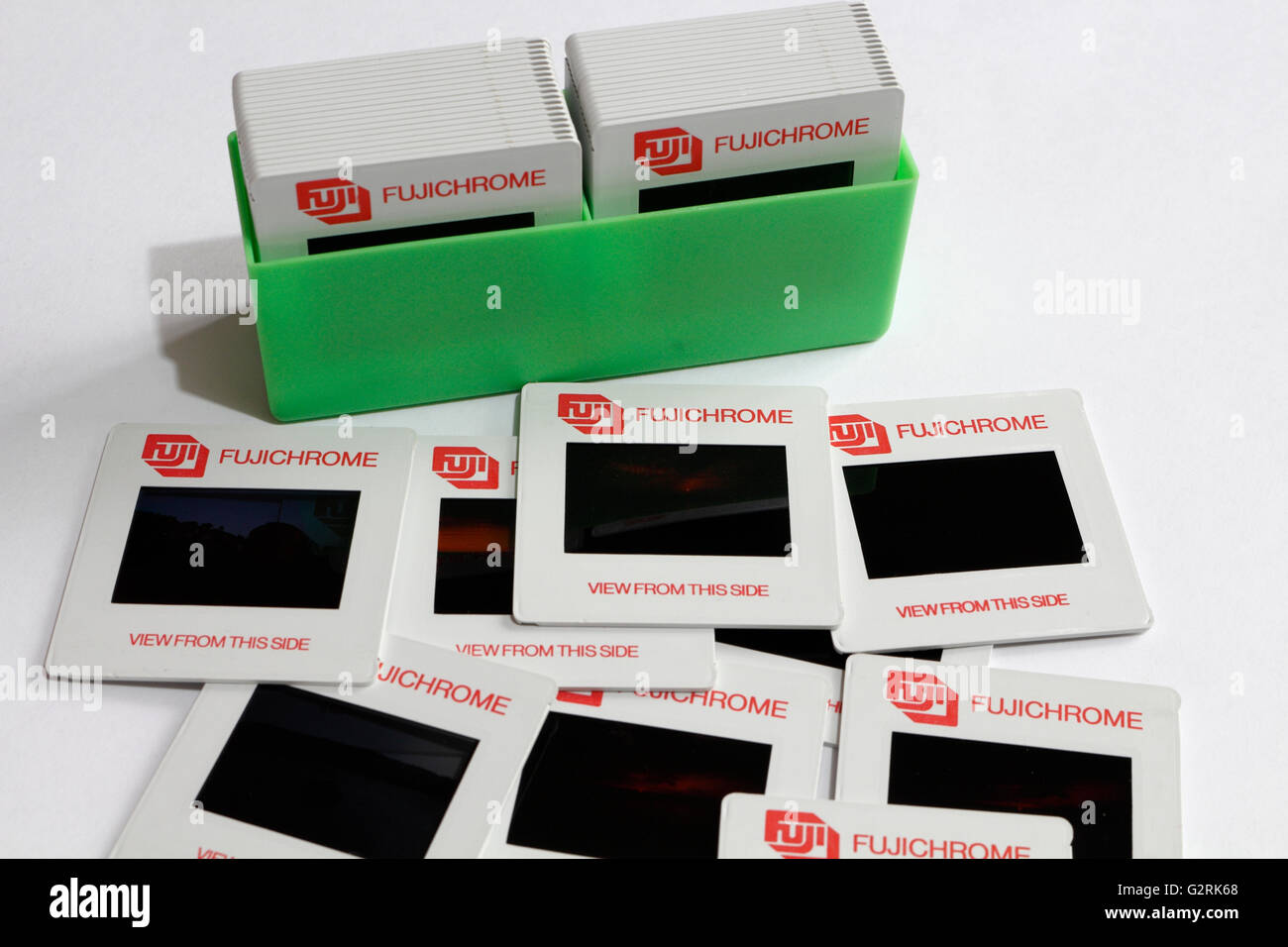 A selection of 35mm photographic slides, photographs Stock Photo - Alamy