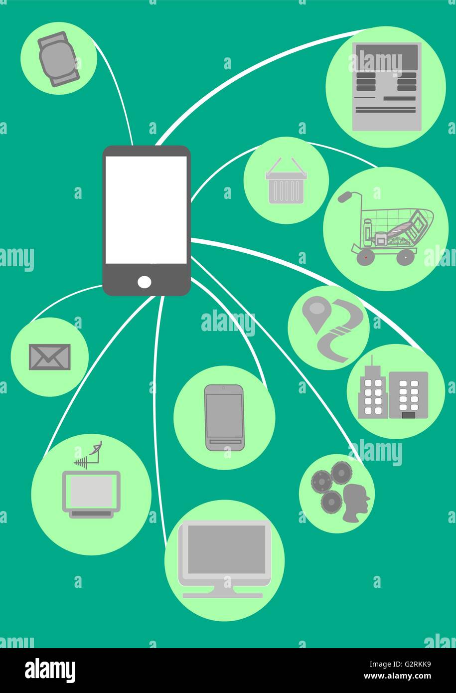 Mobility and interconnectivity Stock Vector Image & Art - Alamy