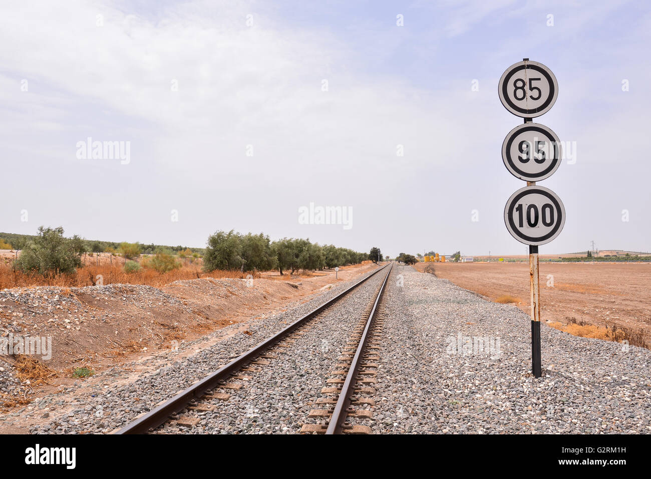 Photo Picture of a Classic Train Rail Road Stock Photo - Alamy