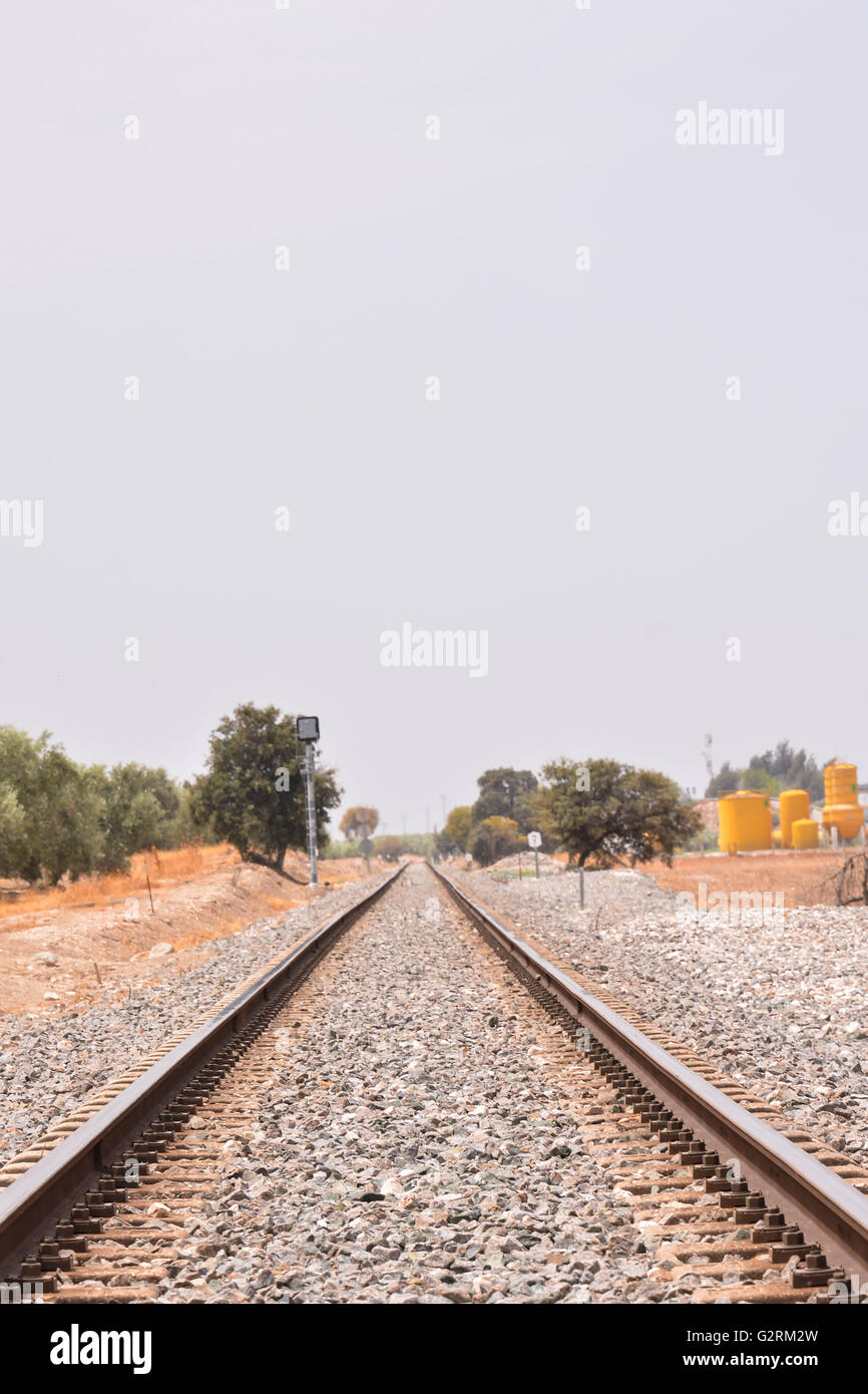 Photo Picture of a Classic Train Rail Road Stock Photo - Alamy