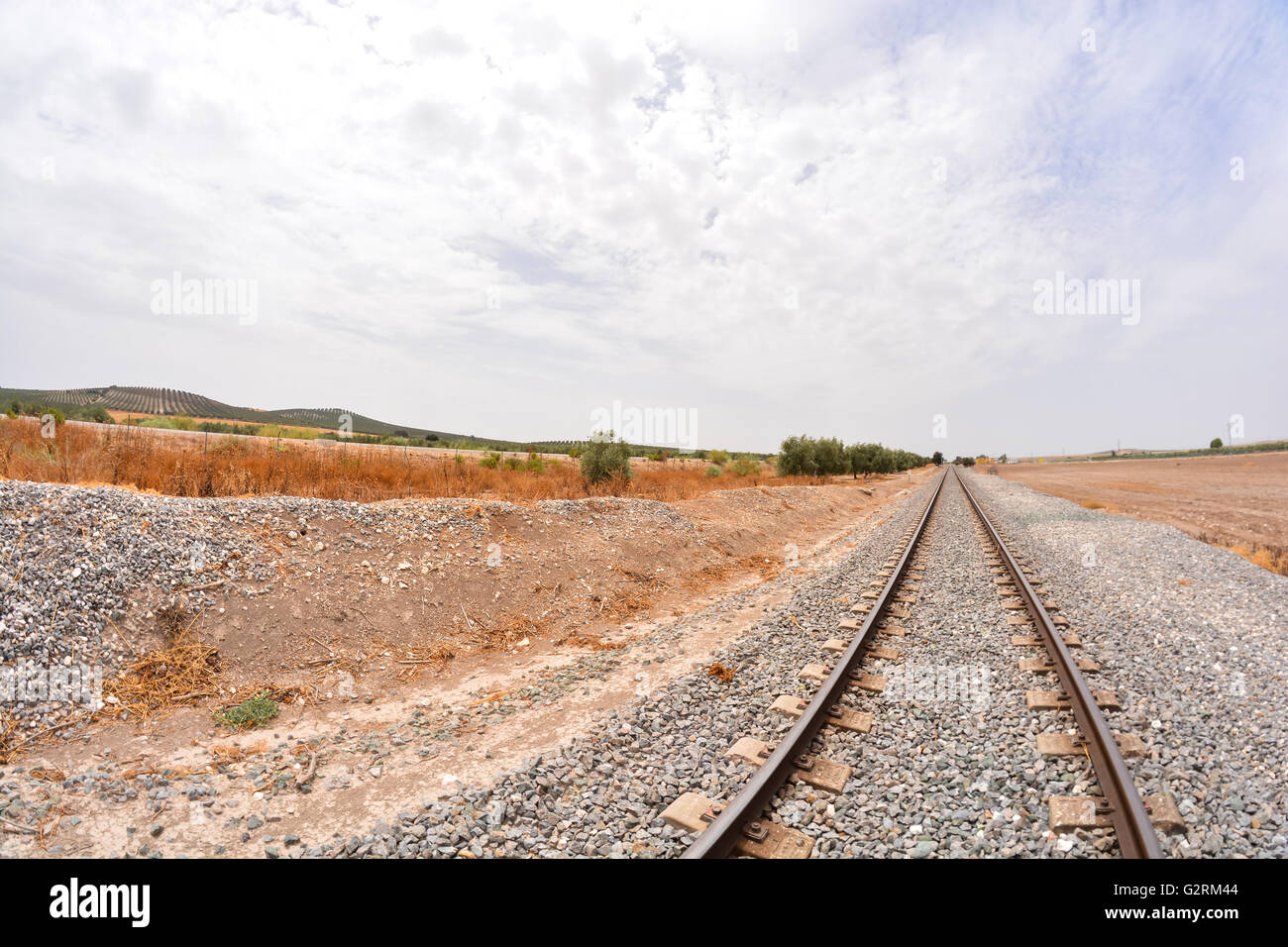 Photo Picture of a Classic Train Rail Road Stock Photo - Alamy