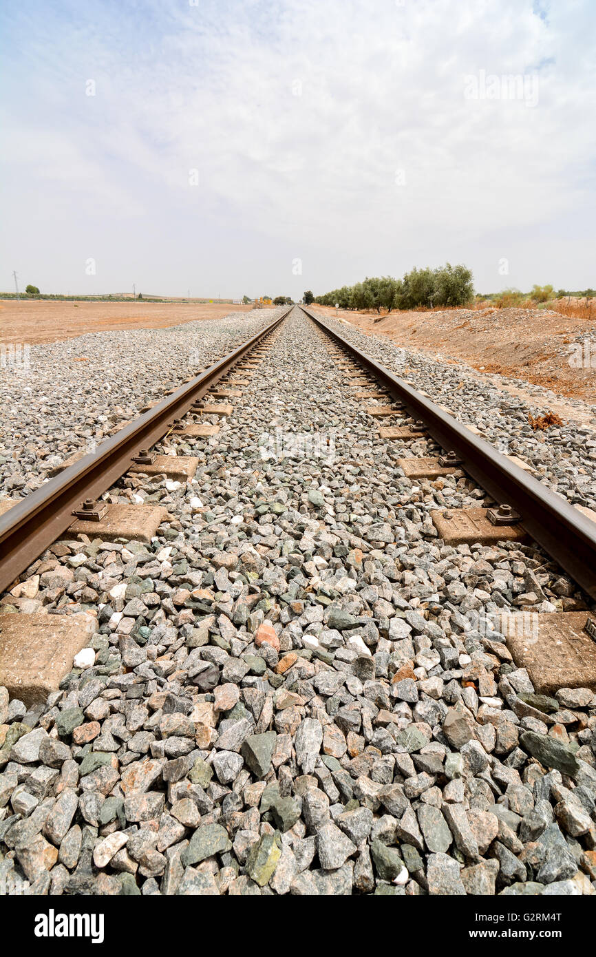 Photo Picture of a Classic Train Rail Road Stock Photo - Alamy