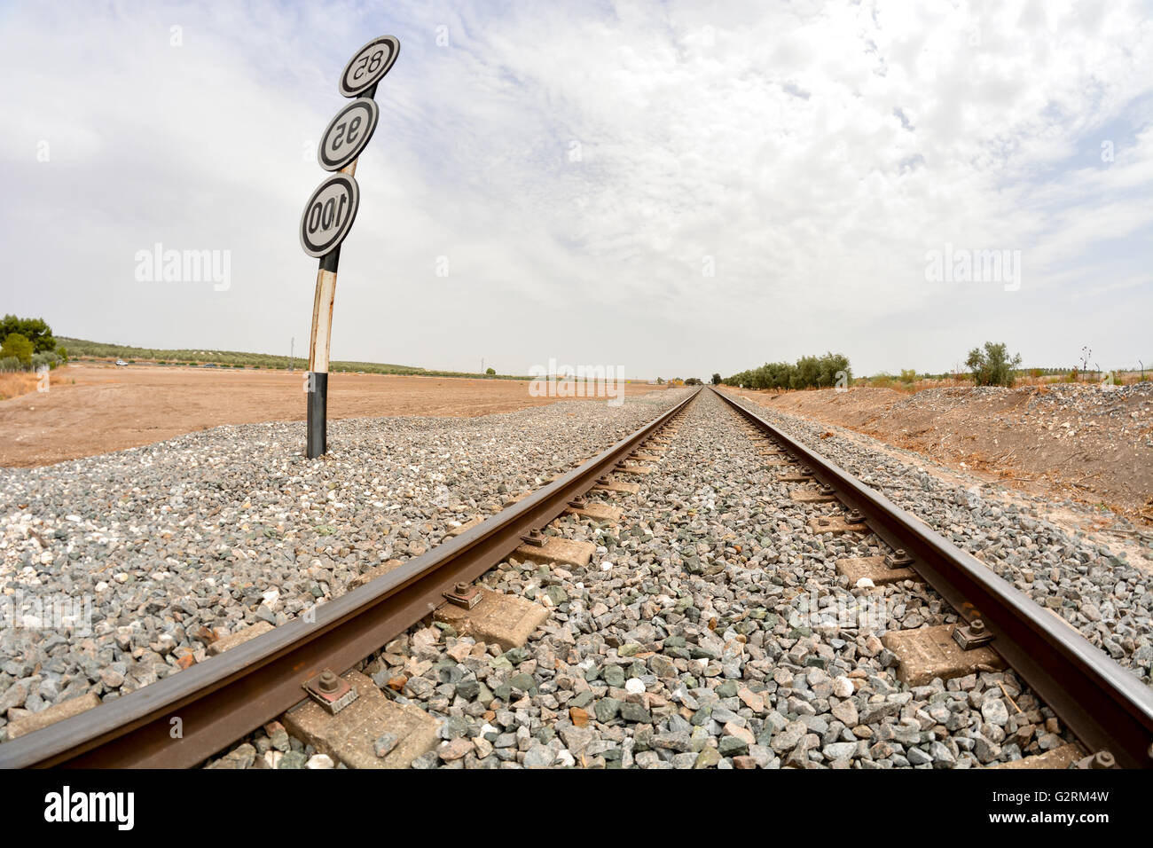 Photo Picture of a Classic Train Rail Road Stock Photo - Alamy