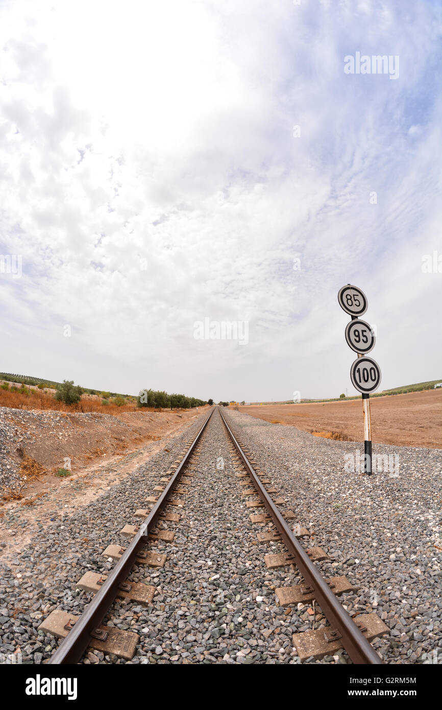 Photo Picture of a Classic Train Rail Road Stock Photo - Alamy