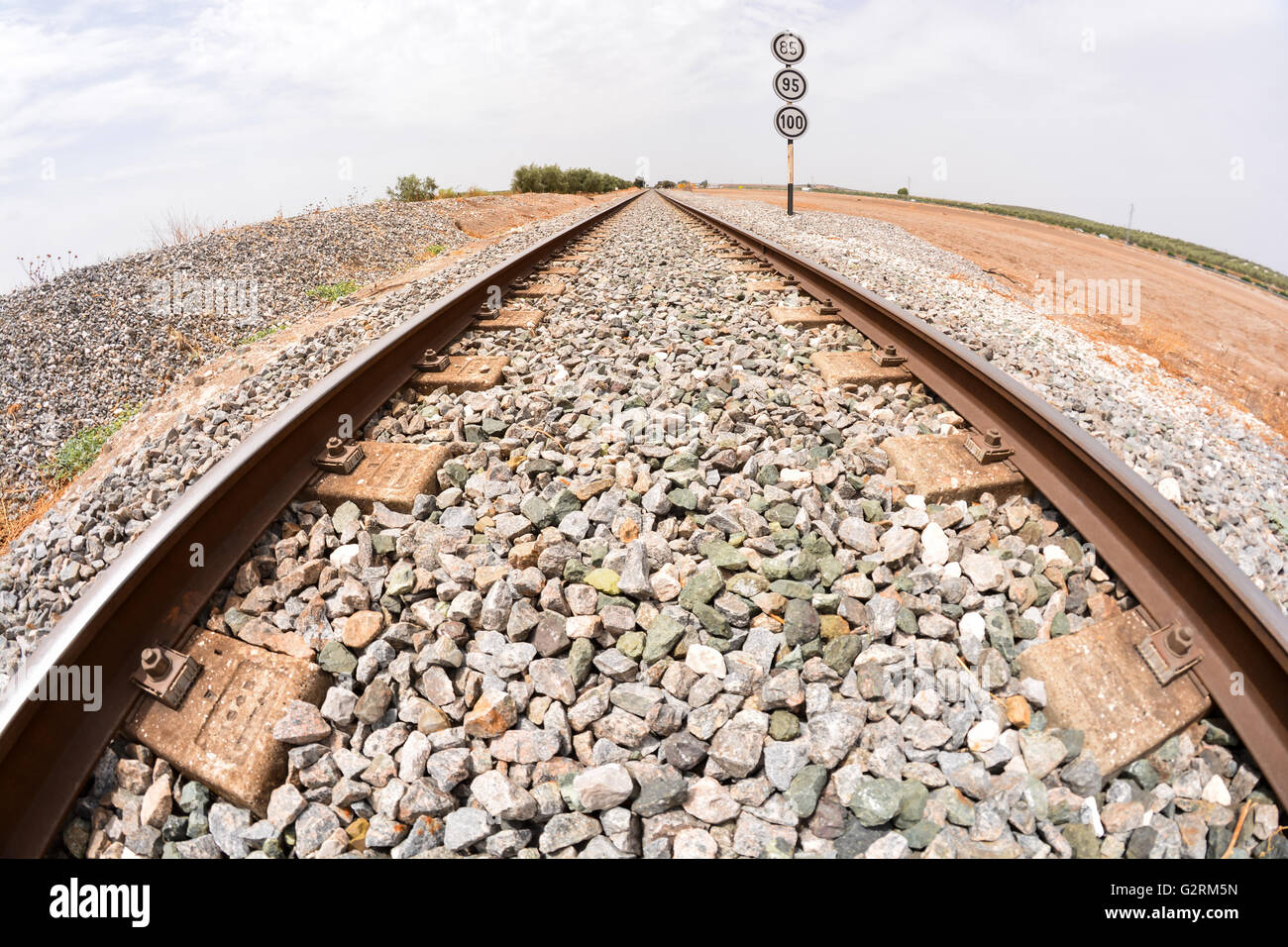 Photo Picture of a Classic Train Rail Road Stock Photo - Alamy