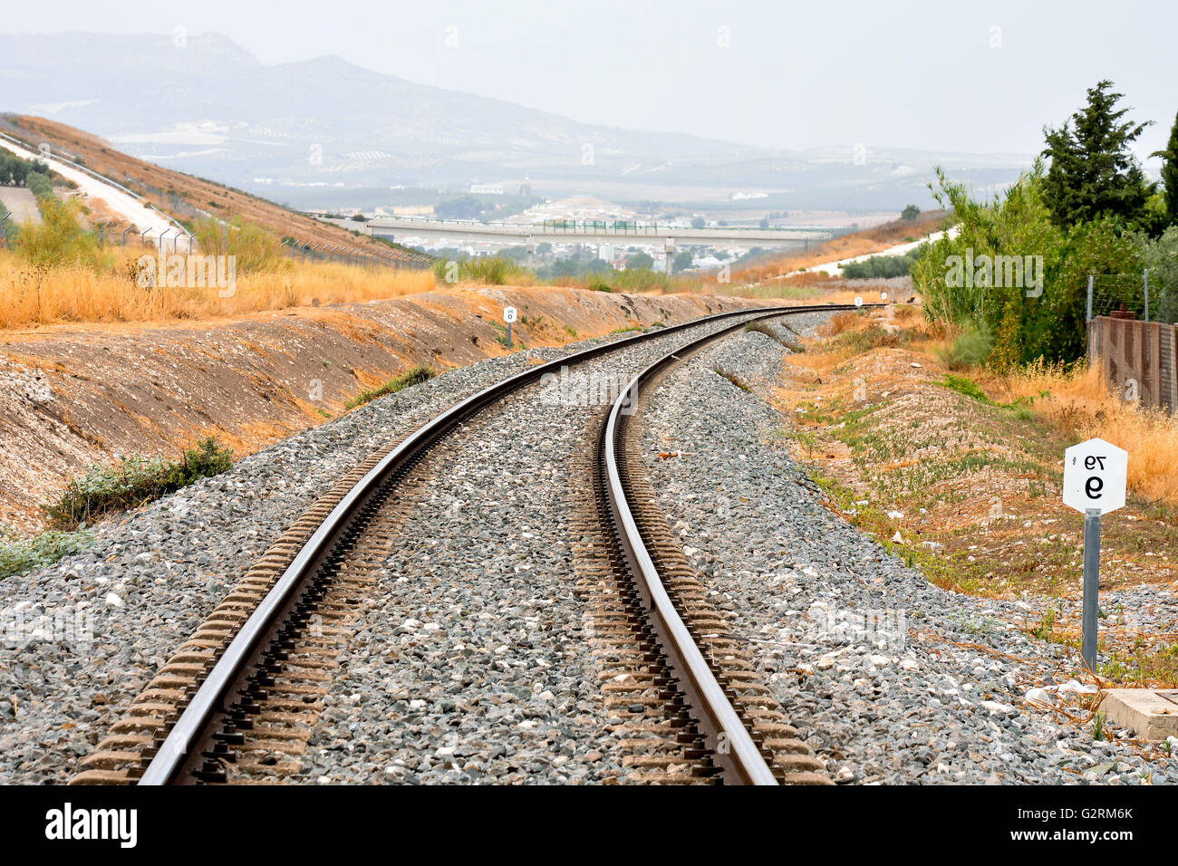Photo Picture of a Classic Train Rail Road Stock Photo - Alamy