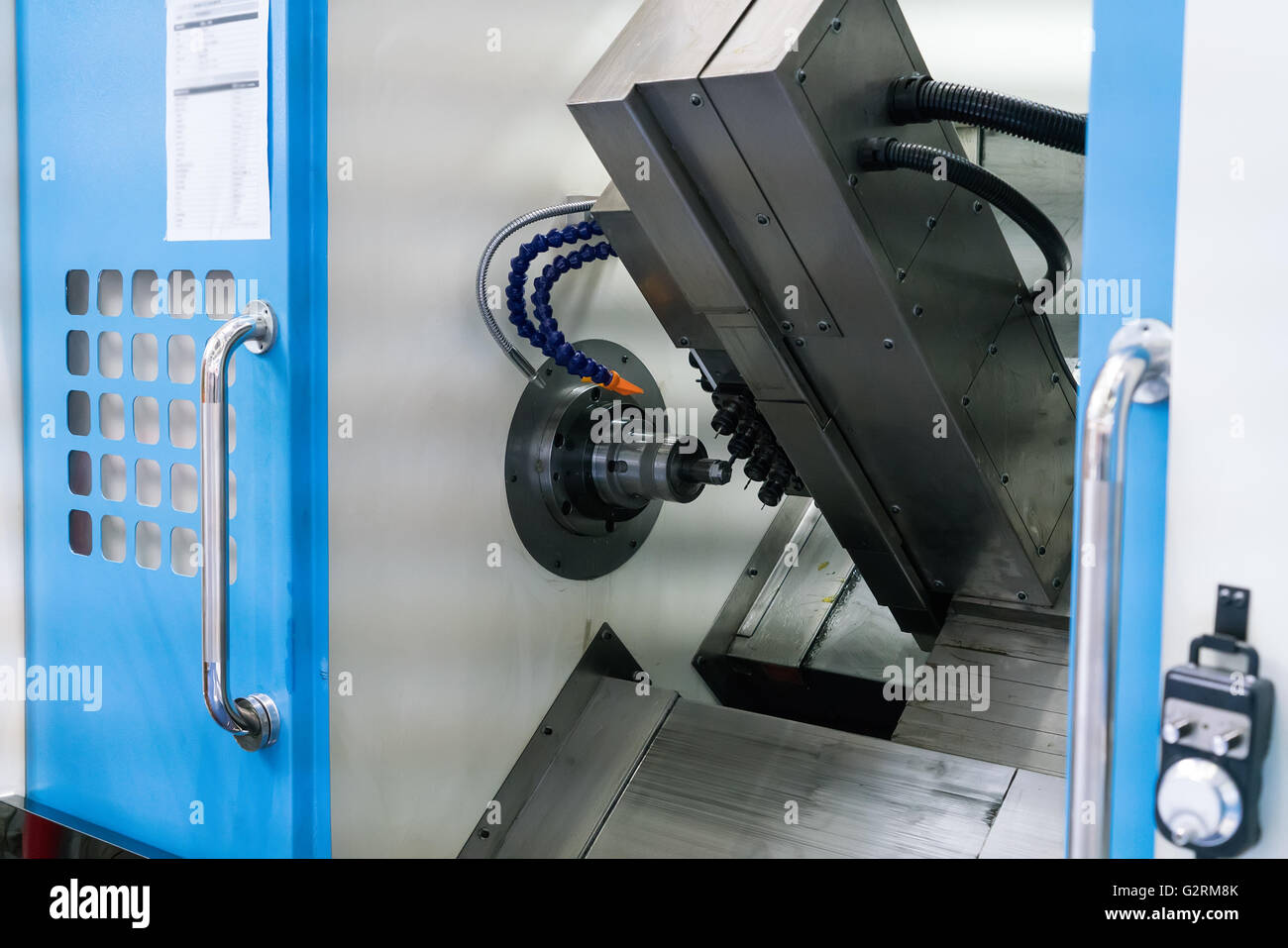 Details of CNC machine tools Stock Photo - Alamy
