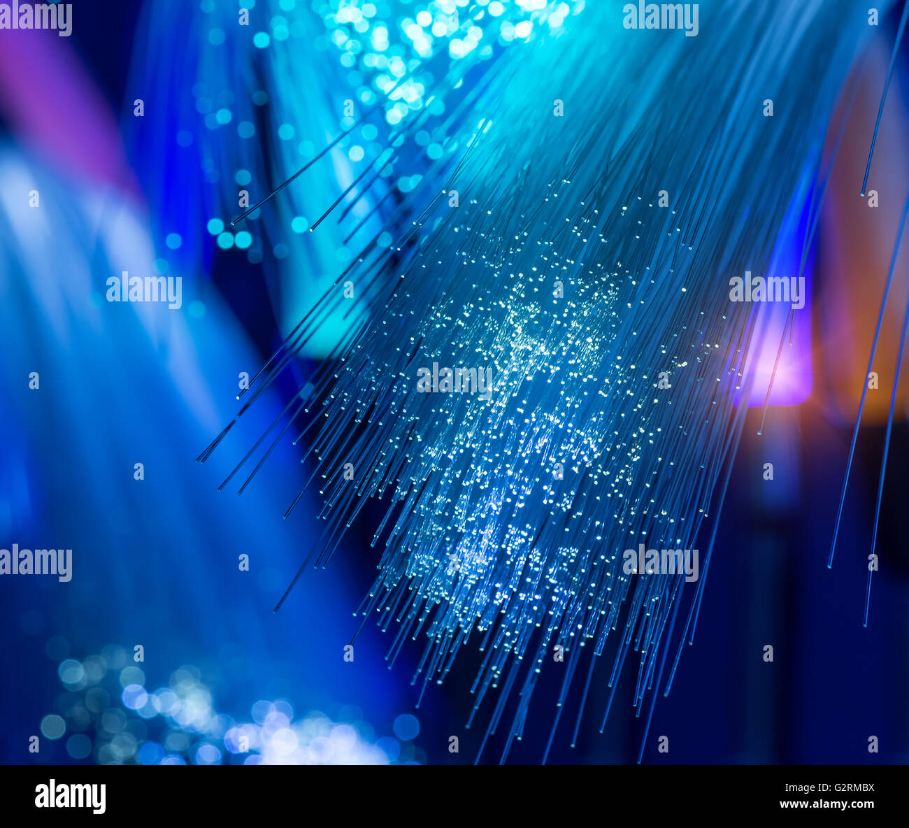Internet technology fiber optic background Stock Photo - Alamy