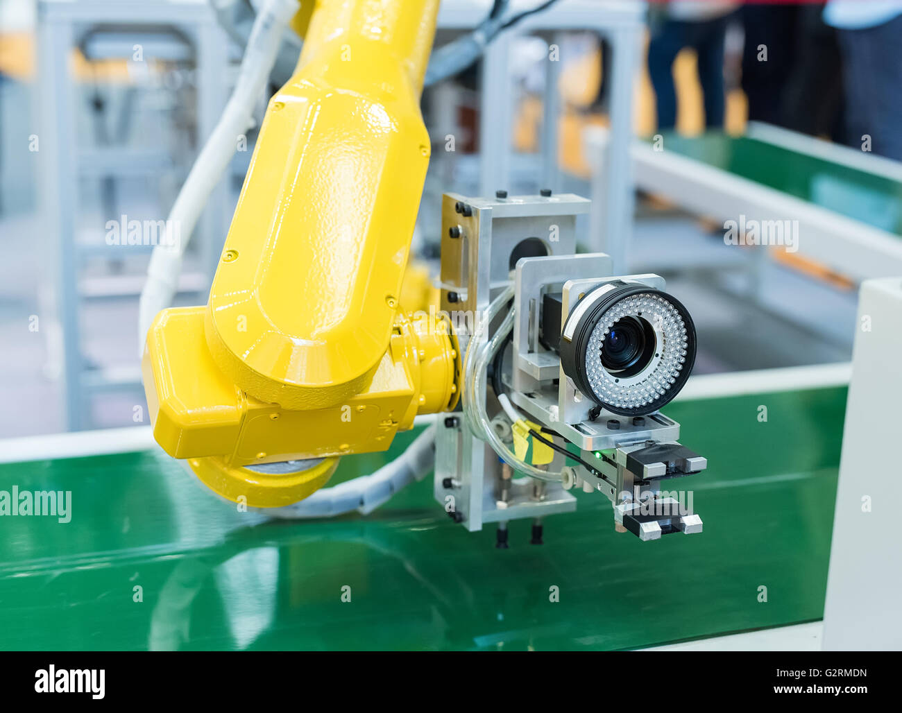 robotic hand machine tool at industrial manufacture factory Stock Photo ...