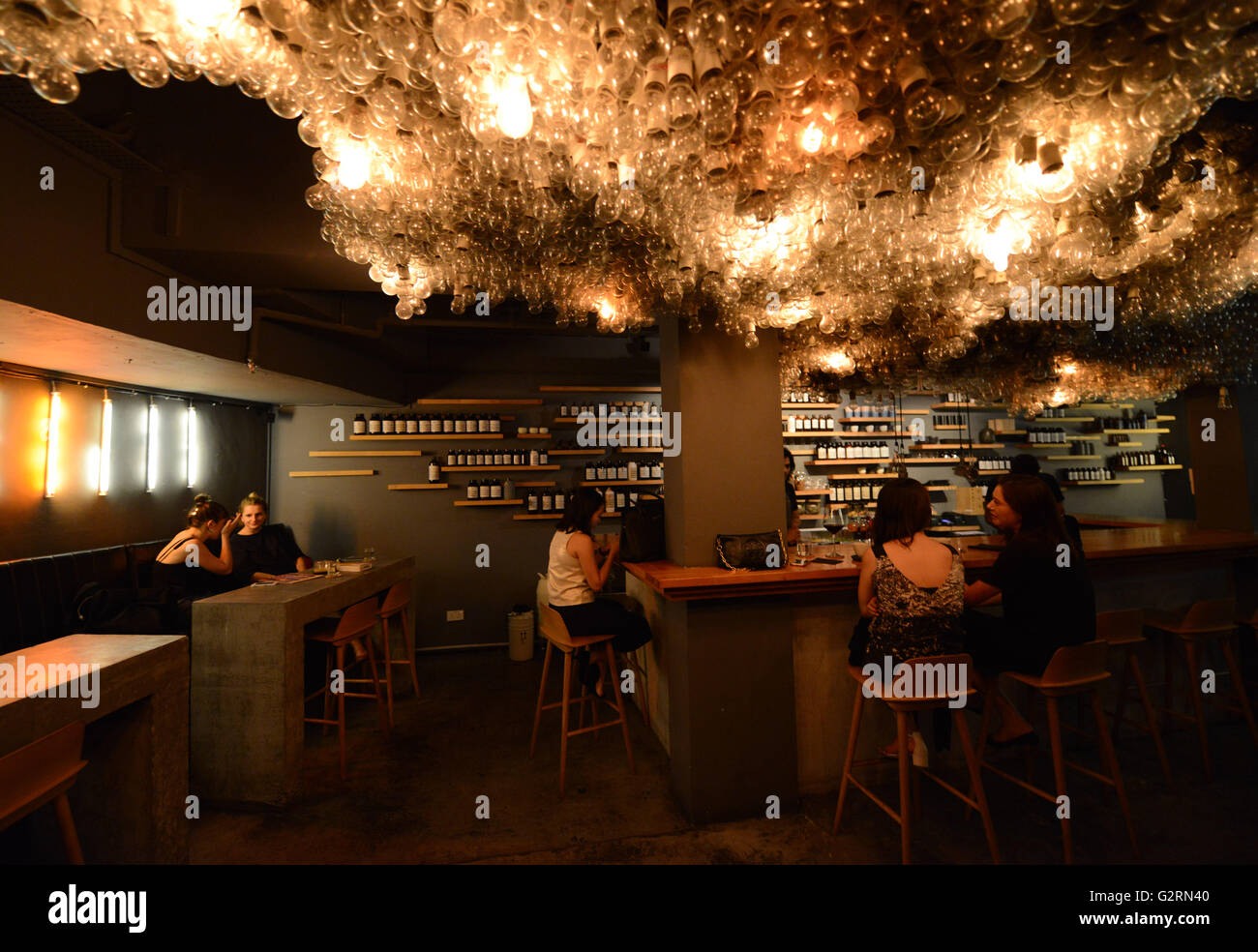 Operation Dagger cocktail bar in Ann Siang hill road, Singapore Stock ...