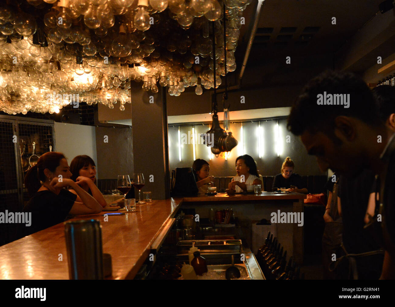 Operation Dagger cocktail bar in Ann Siang hill road, Singapore Stock ...