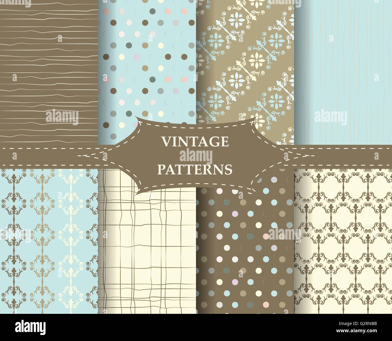 vintage patterns, Pattern Swatches, Endless texture can be used for ...