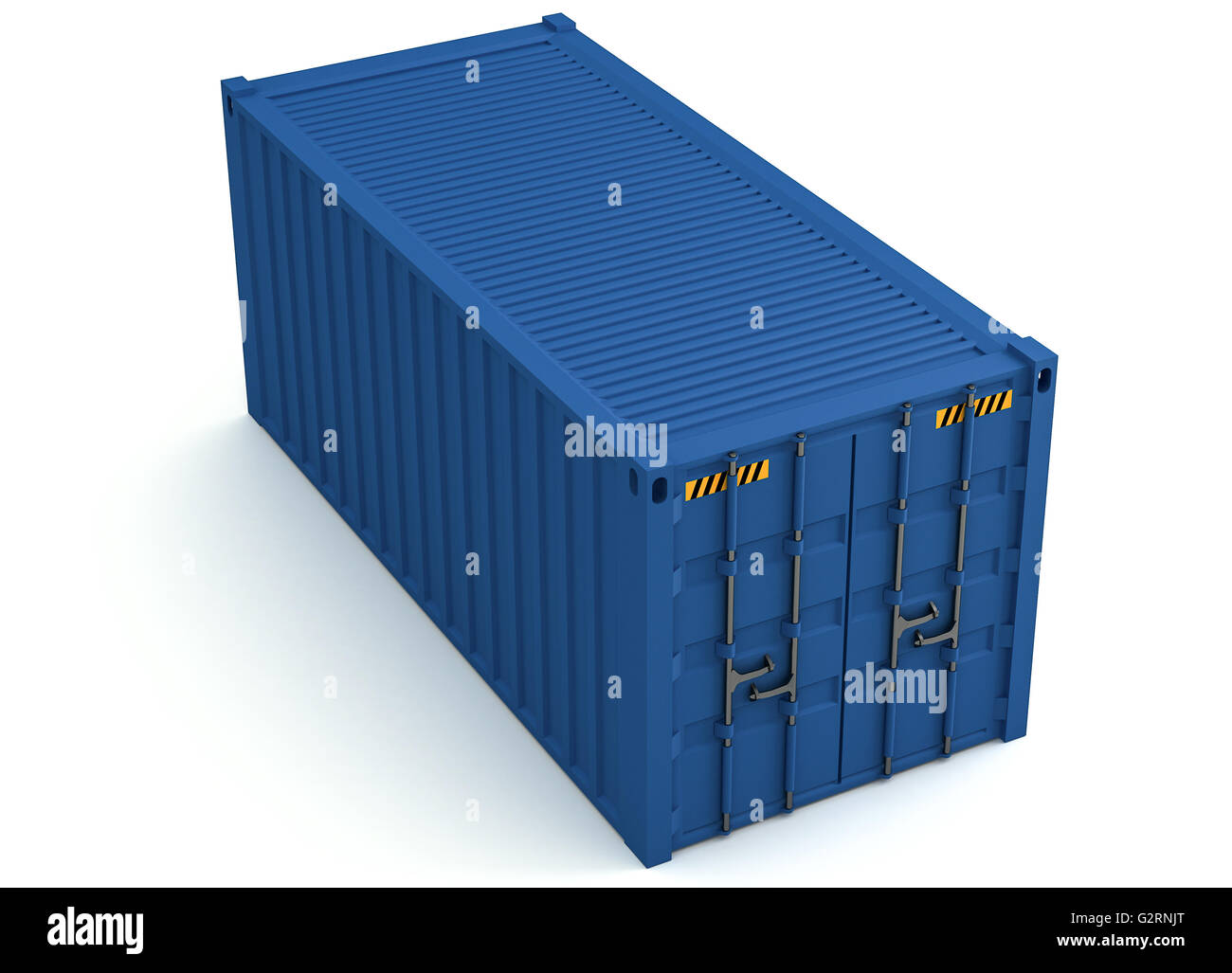 Illustration of Cargo containers isolated on white Stock Photo - Alamy