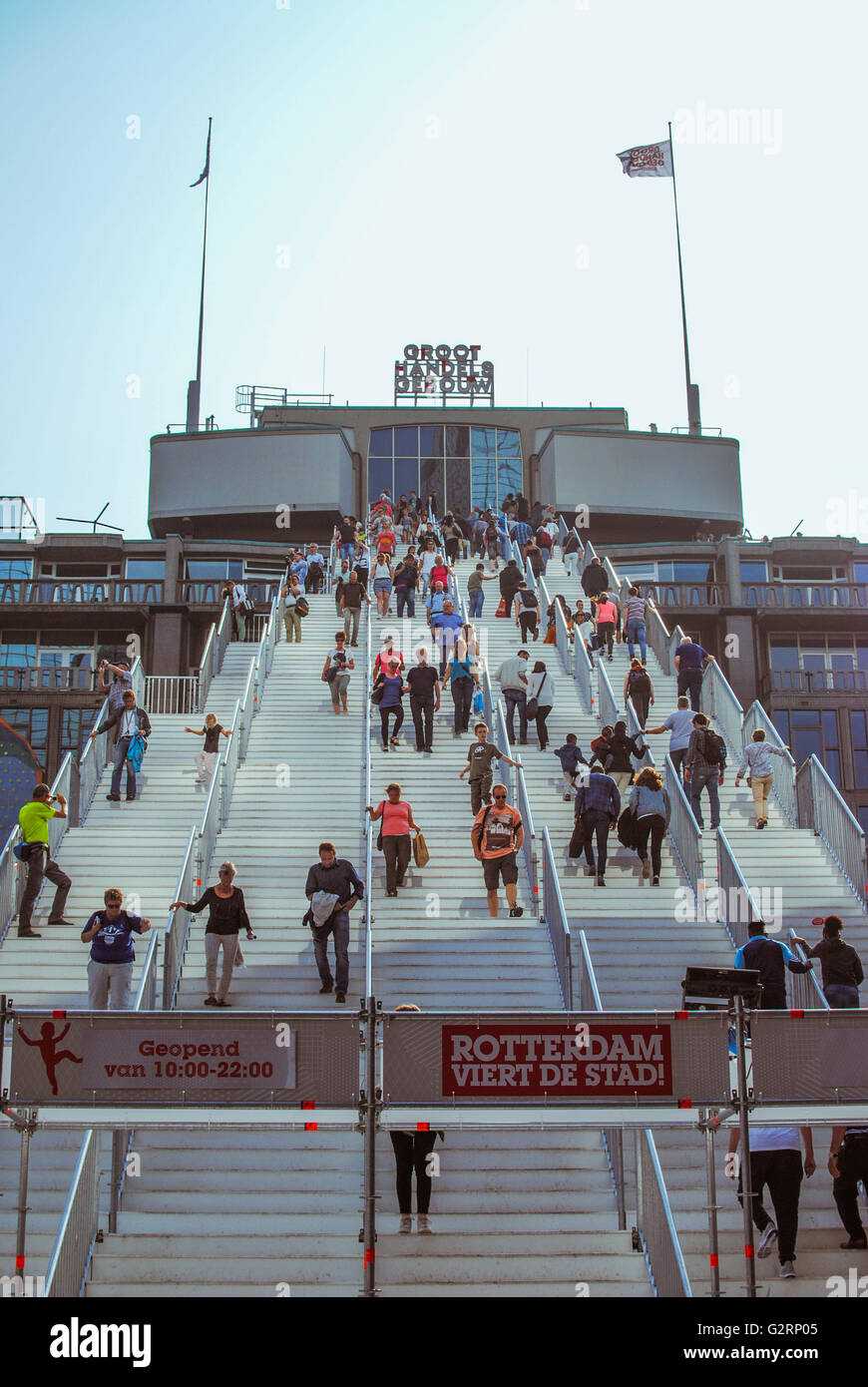 Temporary stairs hi-res stock photography and images - Alamy