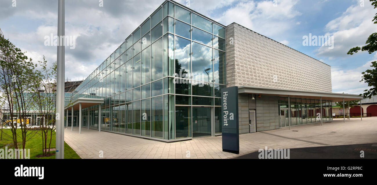 Haven Point swimming pool and leisure complex, South Shields Stock ...