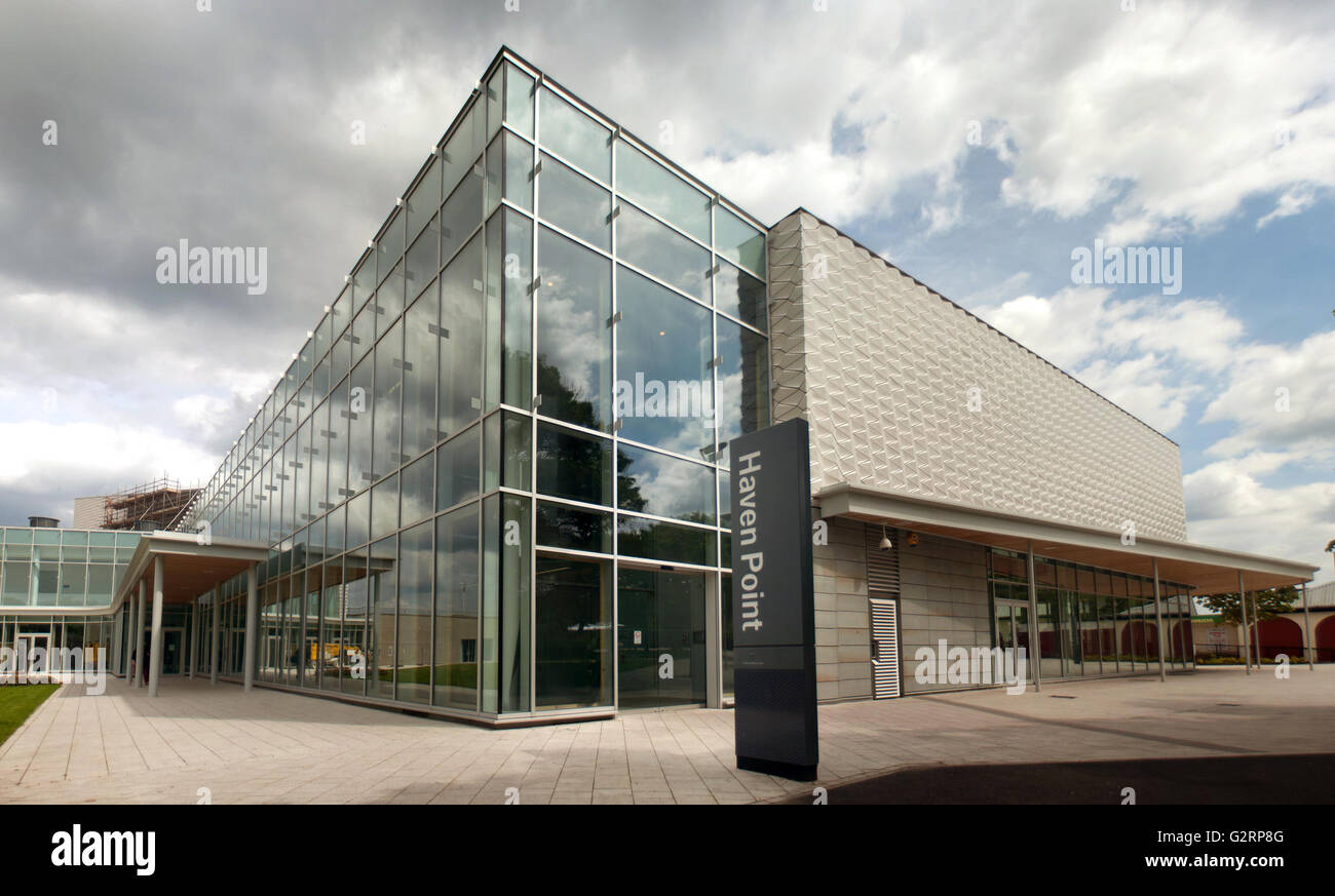 Haven Point swimming pool and leisure complex, South Shields Stock ...