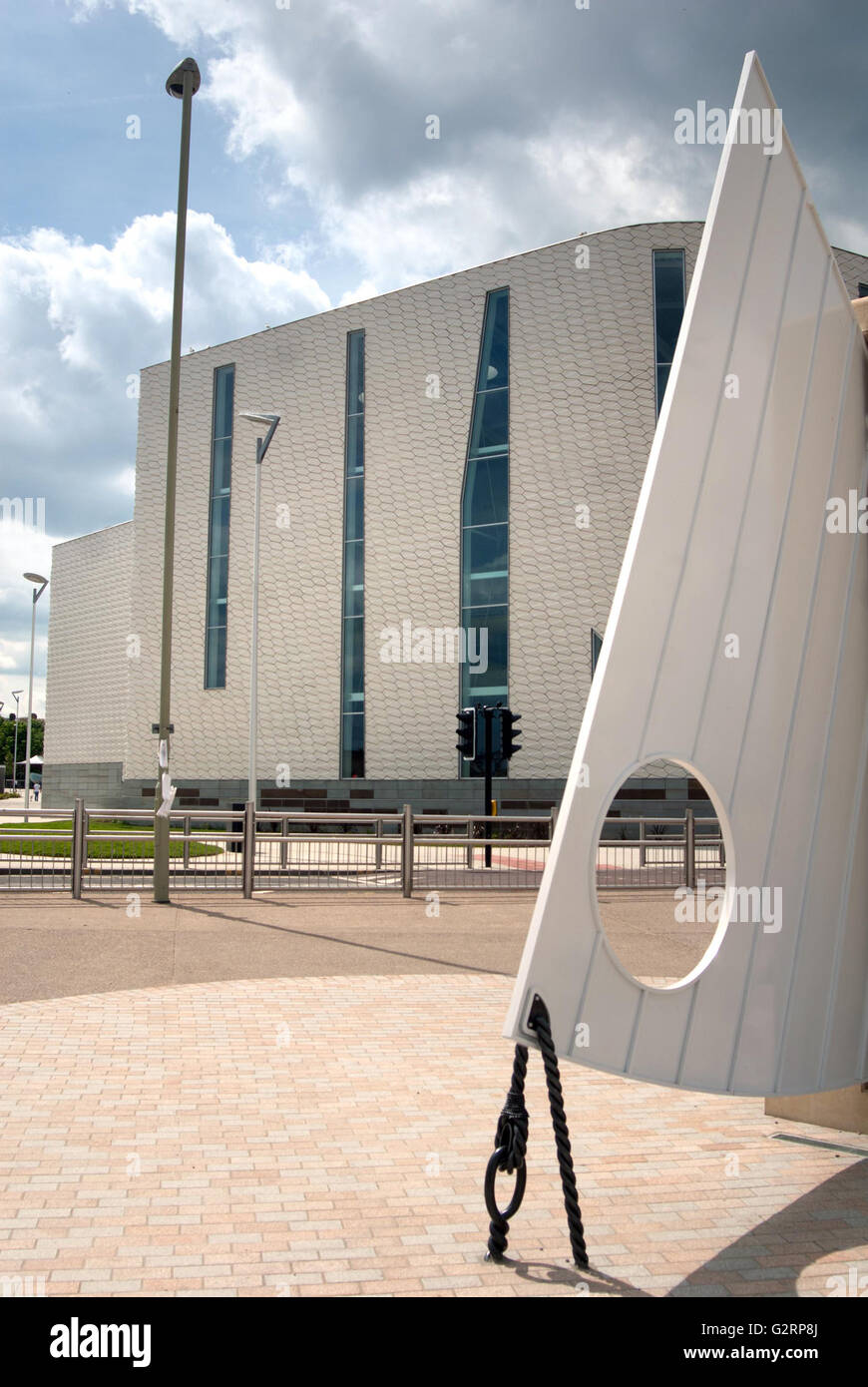 Haven Point swimming pool and leisure complex, South Shields Stock ...