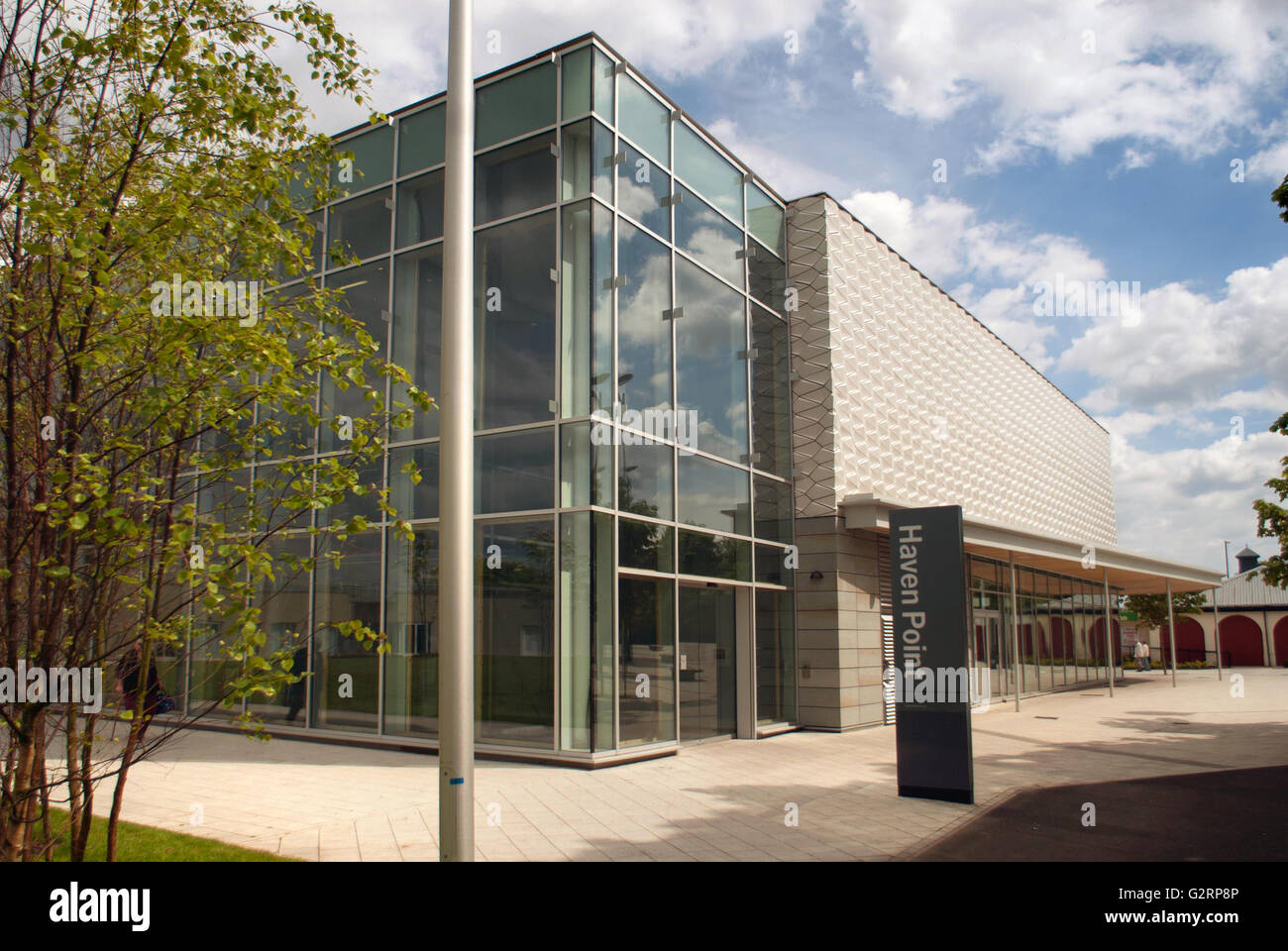 Haven Point swimming pool and leisure complex, South Shields Stock ...