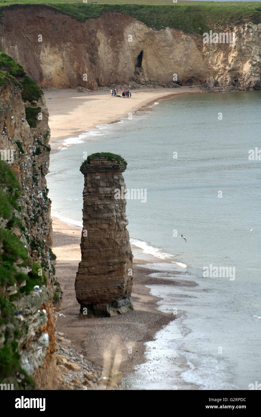 Lots wife stack / Marsden bay / The Leas, South Shields Stock Photo - Alamy