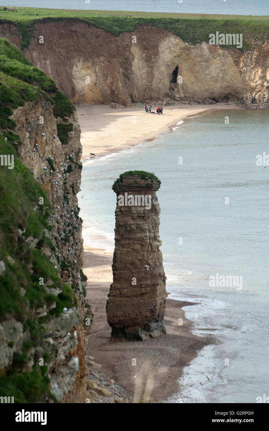 Lots wife stack / Marsden bay / The Leas, South Shields Stock Photo - Alamy