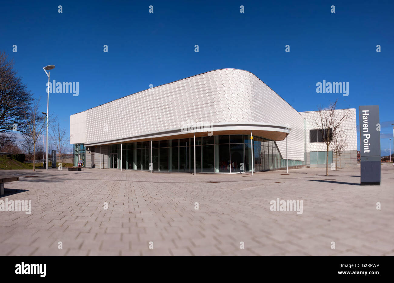 Haven Point swimming pool and leisure complex, South Shields Stock ...