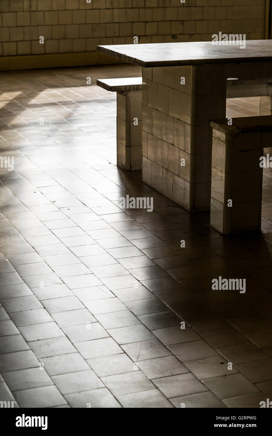 Asylum dining hall Stock Photo - Alamy
