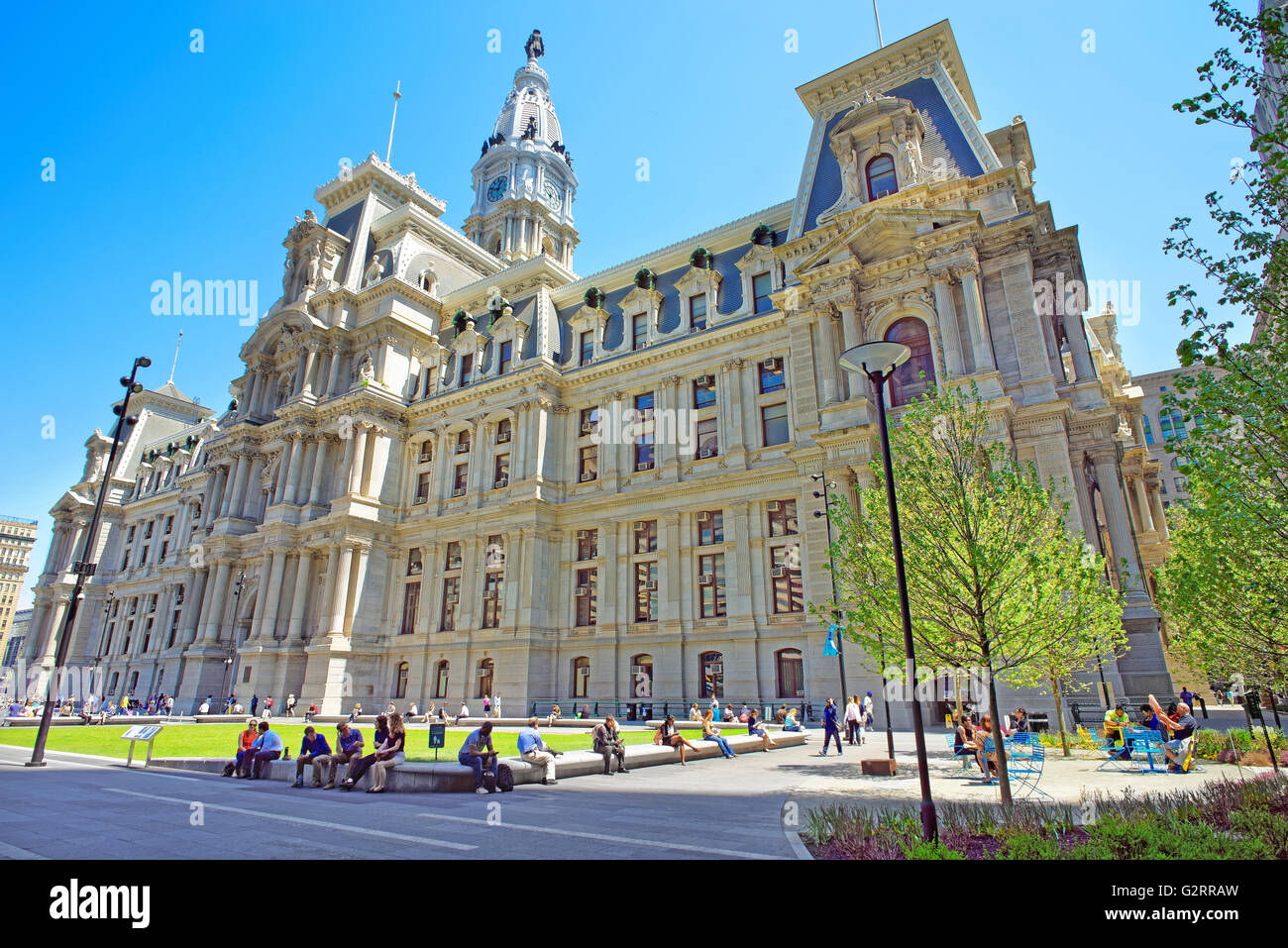 Philadelphia city hall hi-res stock photography and images - Alamy
