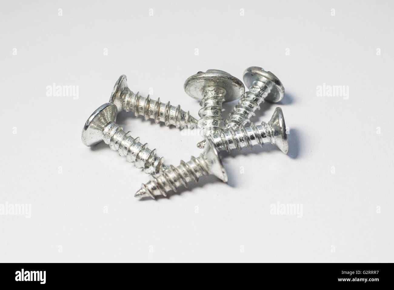 Screws for industry and manufacturing with white background Stock Photo ...
