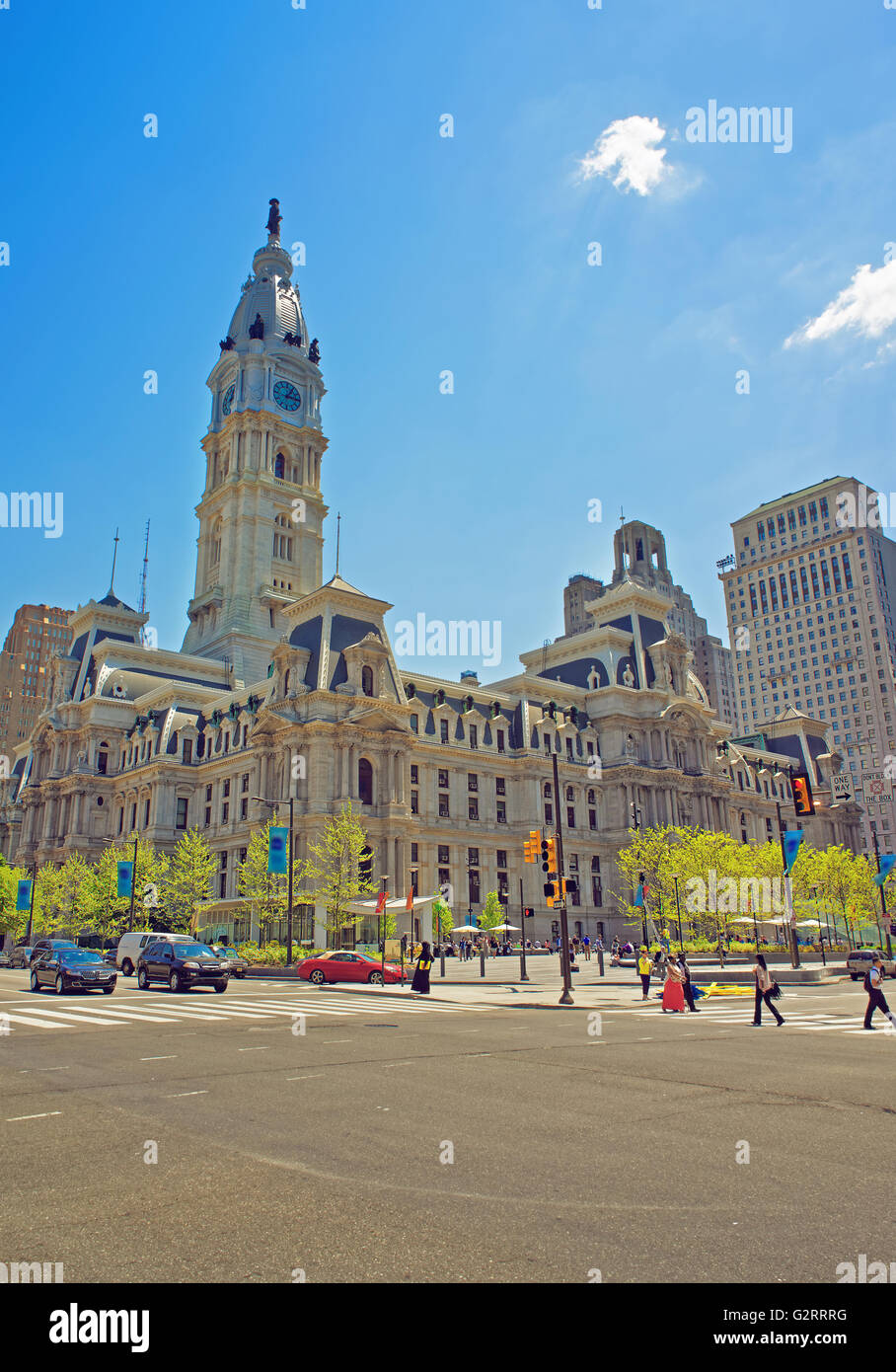 View from philadelphia city hall building hi-res stock photography and ...