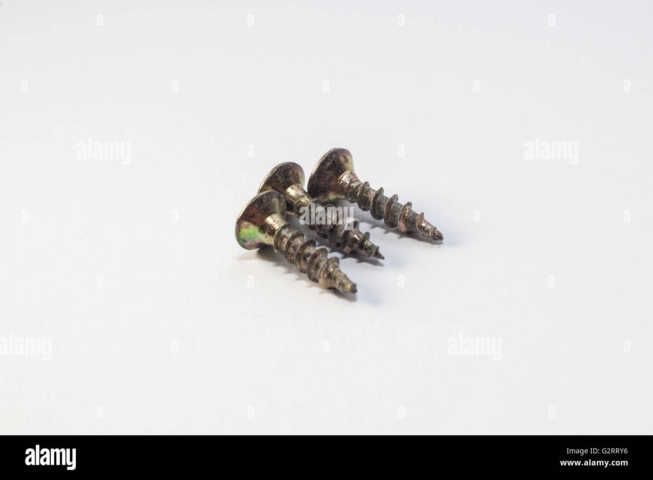 Screws for industry and manufacturing with white background Stock Photo ...