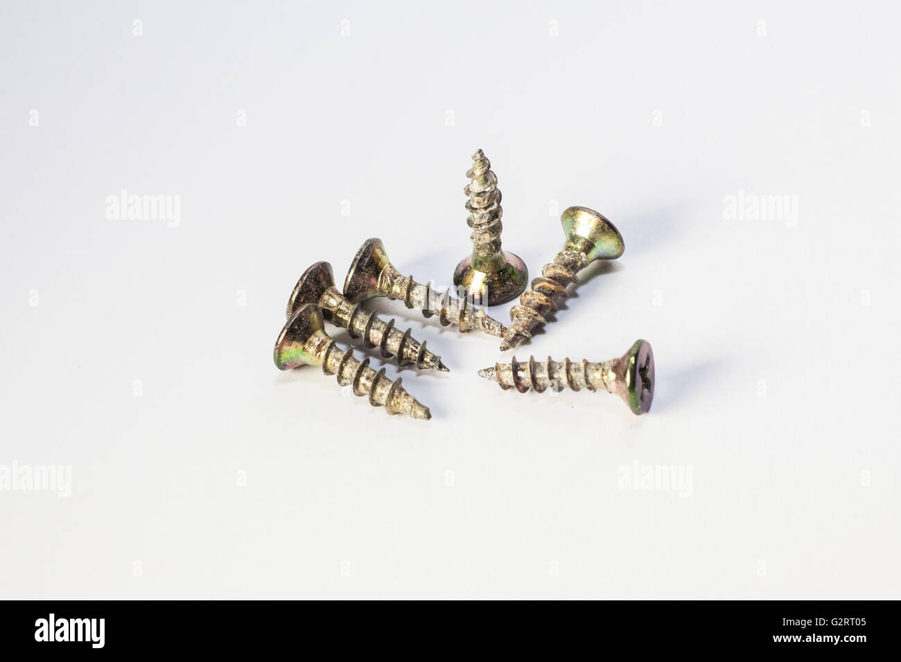 Screws for industry and manufacturing with white background Stock Photo ...